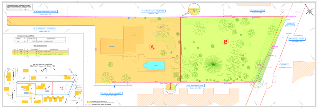 Division de Parcelle - OXYGÉO Sompayrac - Géomètres-Experts à Toulouse