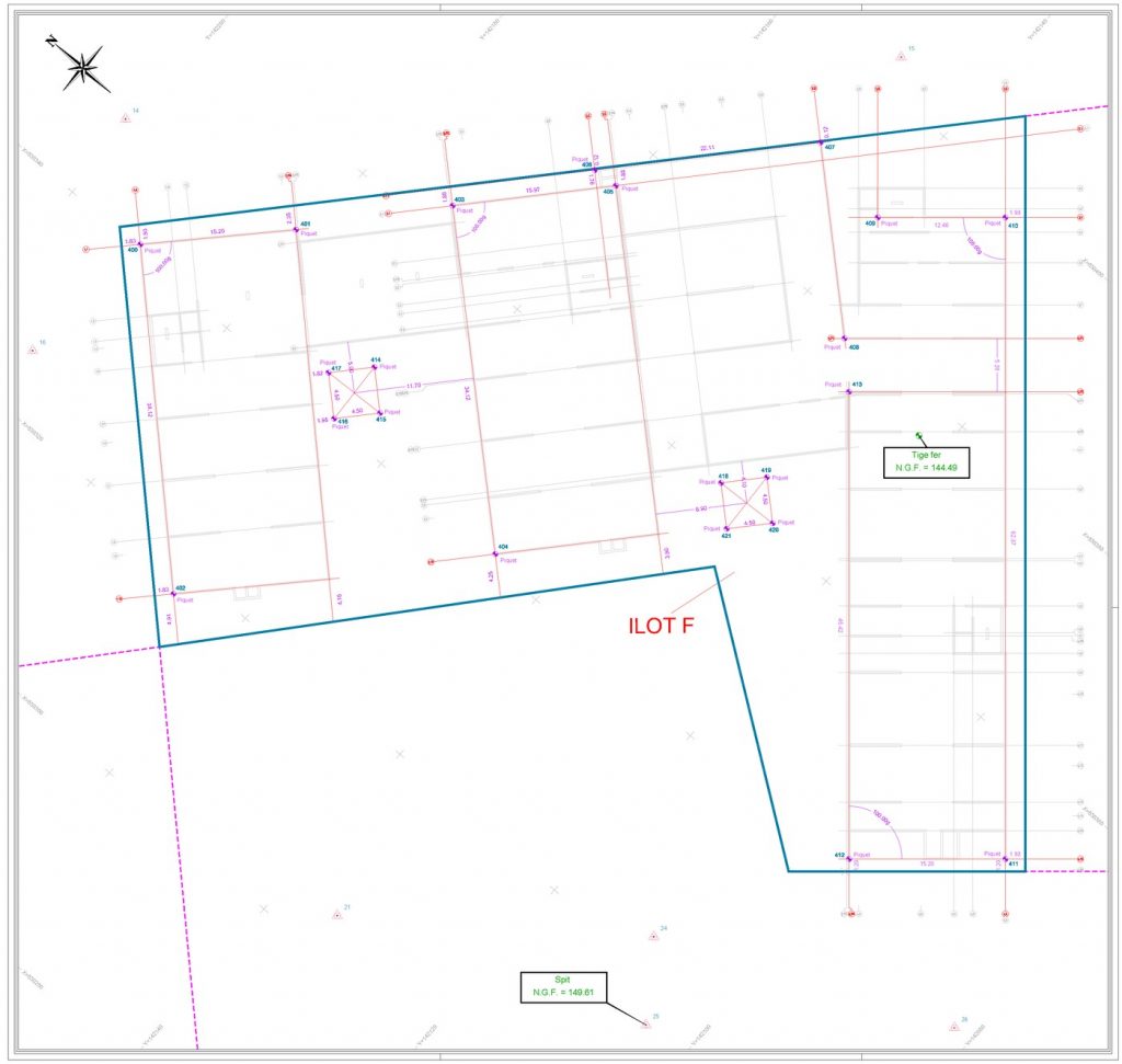Implantation de bâtiment – OXYGÉO Sompayrac – Géomètres-Experts à Toulouse